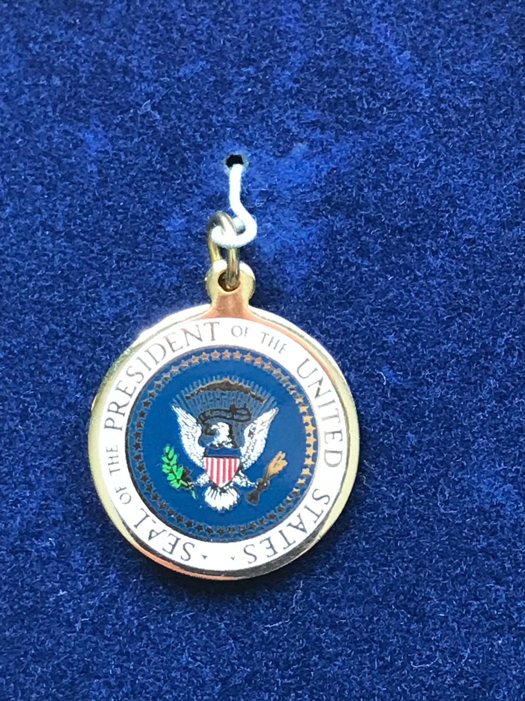 Ronald Reagan Signed Presidential Seal Locket, Republican GOP ...