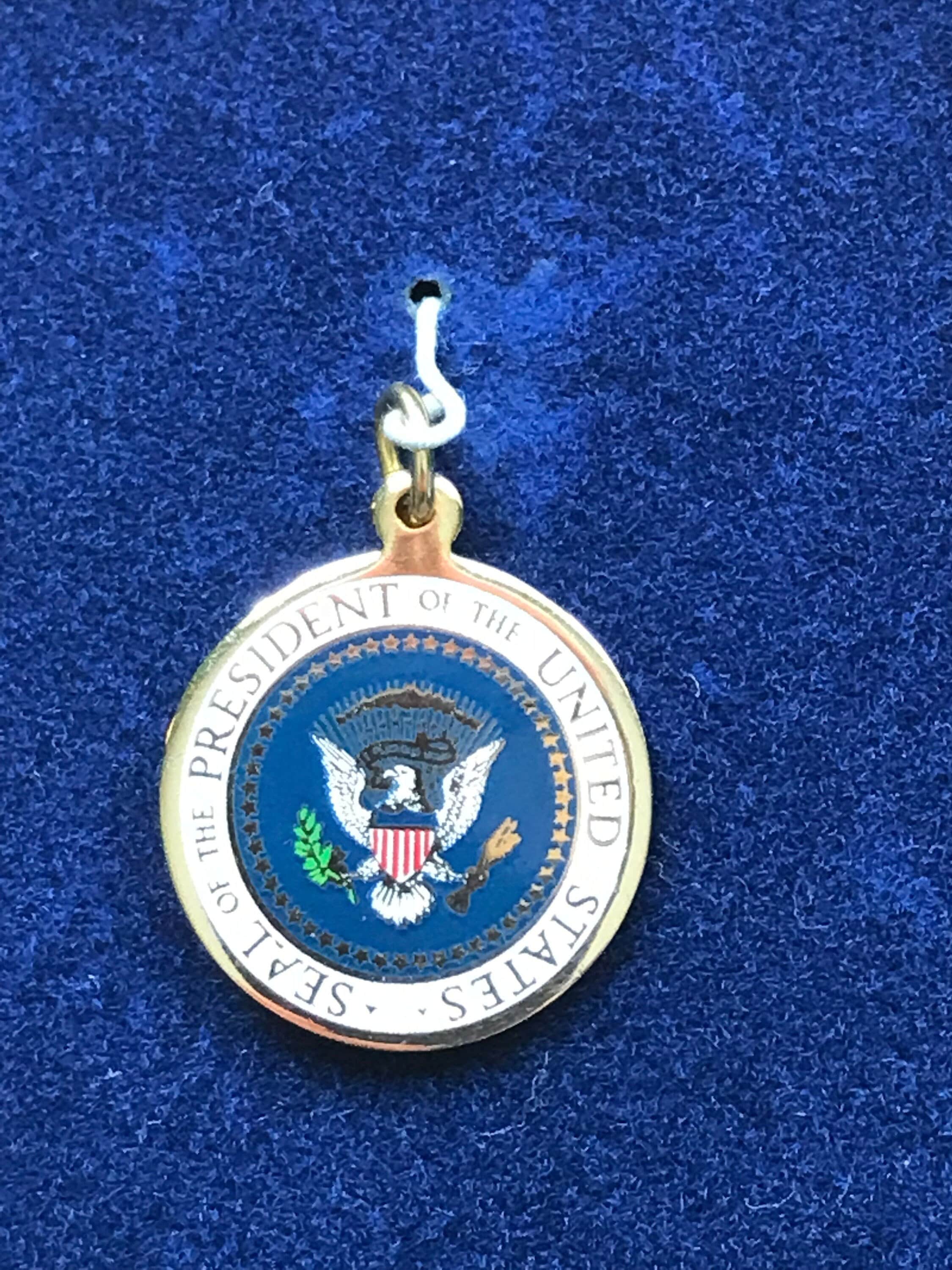 Ronald Reagan Signed Presidential Seal Locket, Republican GOP ...
