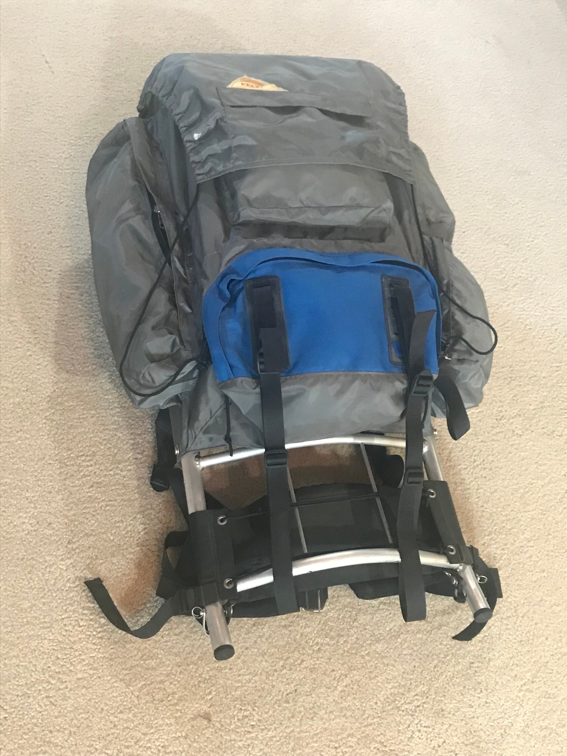 Vintage Kelty External Aluminum Frame Backpack Camping Hiking Outdoors ...