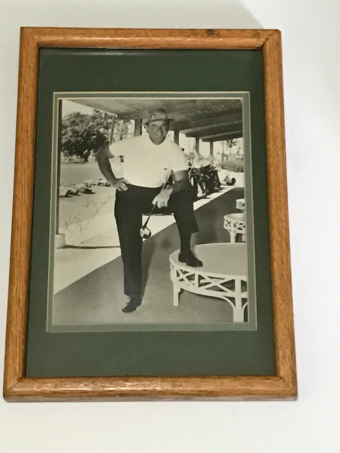 Vintage Autographed Sam Snead Picture in Wood Frame - Etsy