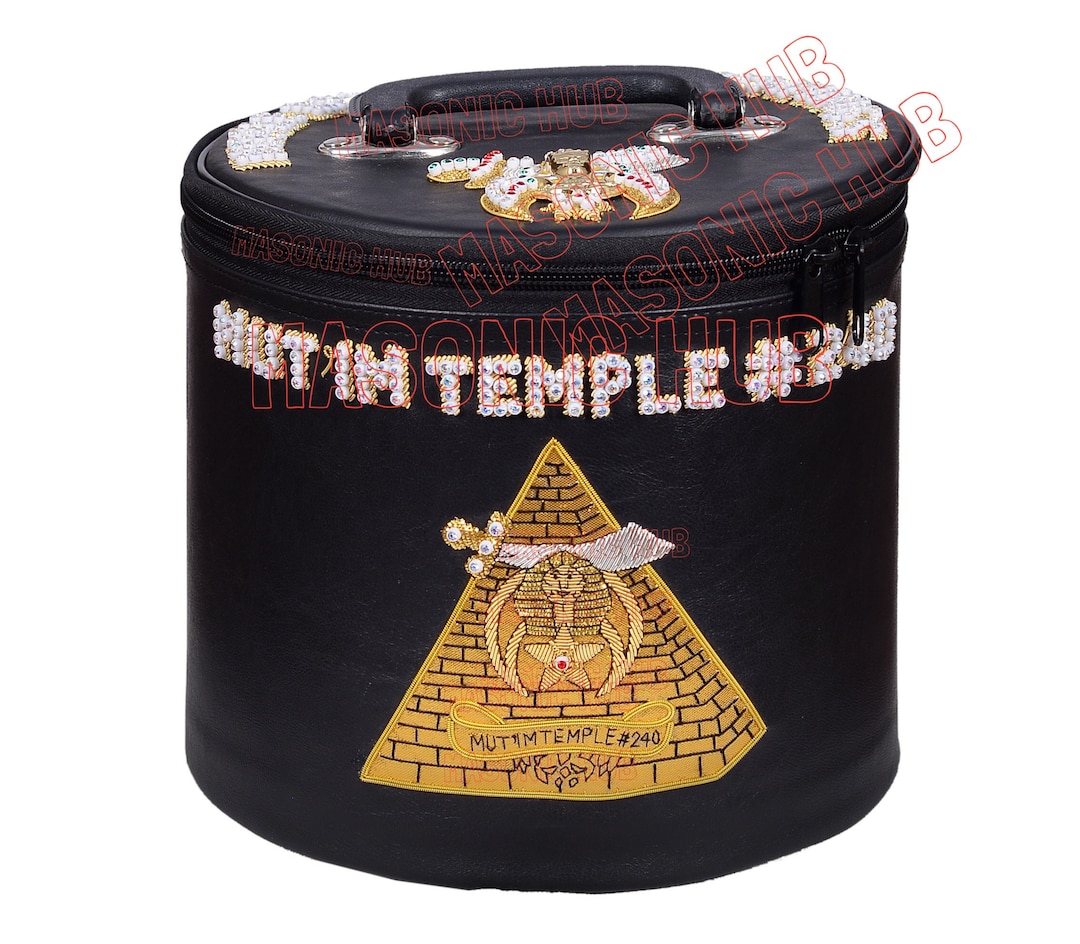 Masonic Shriner Fez Case With Your Customize Details + Temple and Your ...