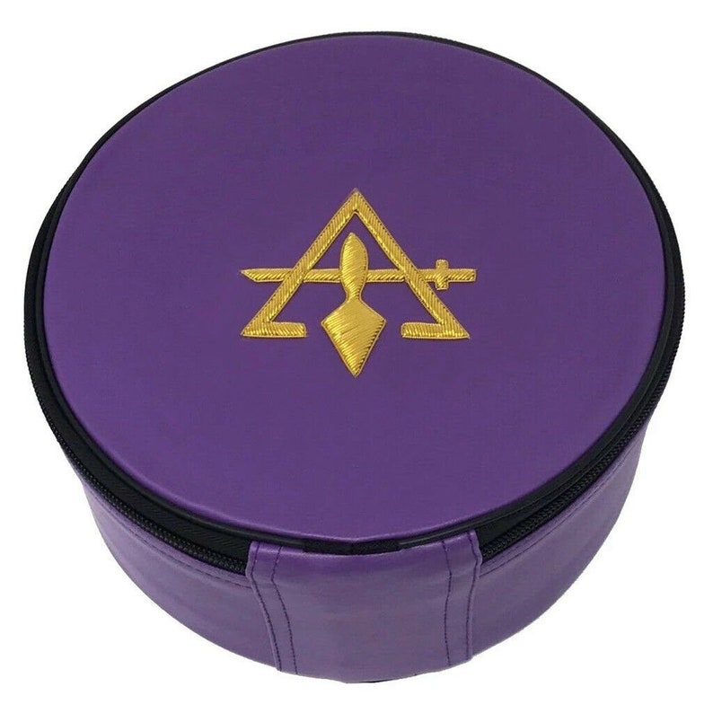 Masonic Cryptic Royal & Select Masonic Hat/cap Case Purple - Etsy