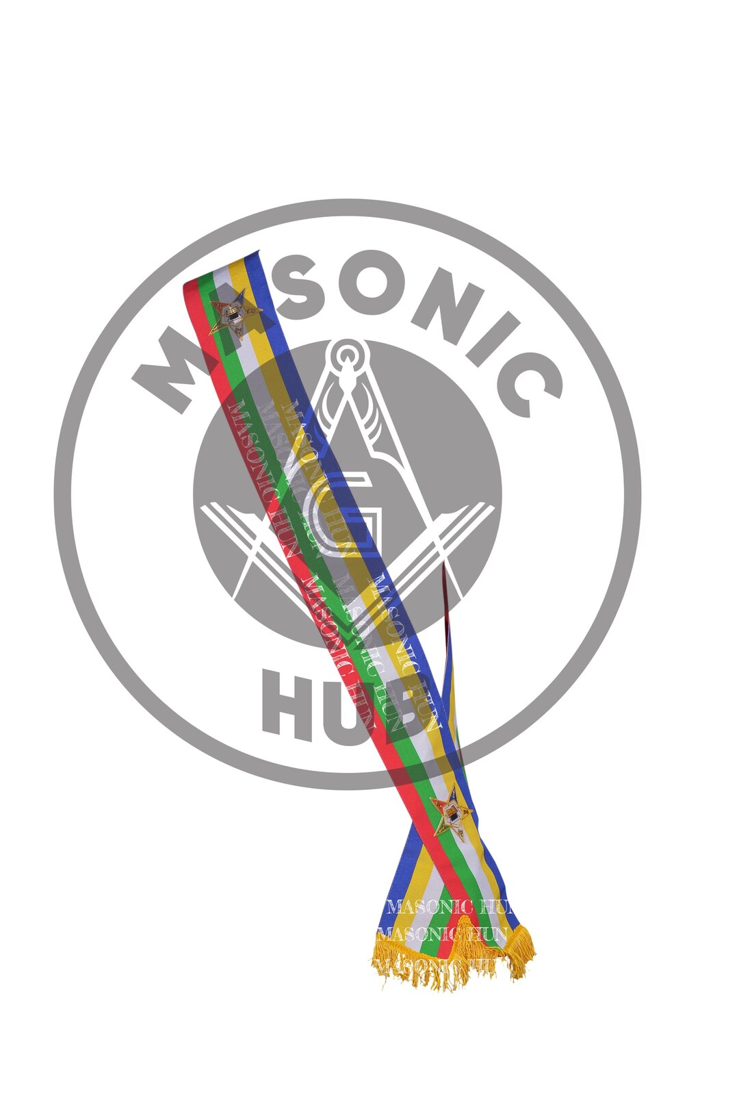 Reversible OES Sash With Hand-embroidered Logo – Double-sided Design ...