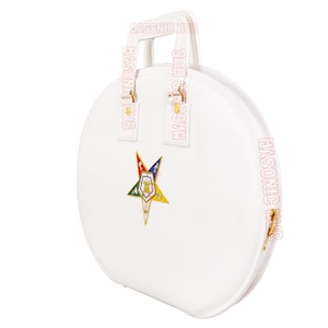 Handcrafted Masonic OES Chain Collar Case Soft Padded Lining With Hand ...