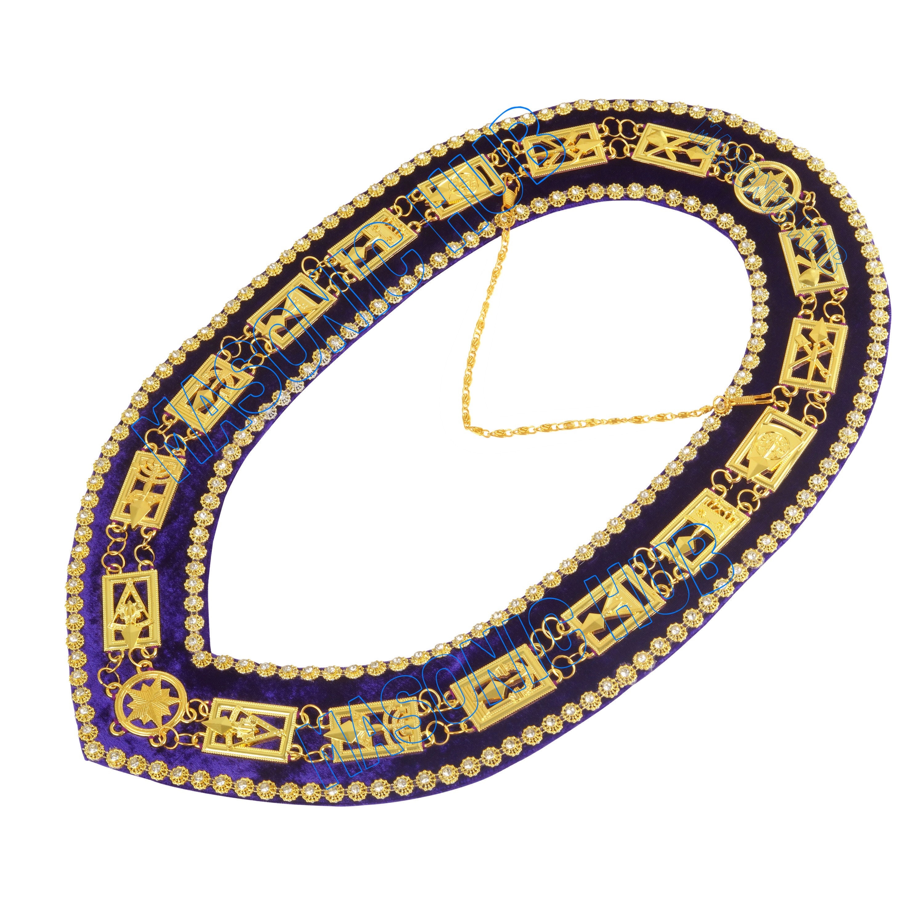 Masonic Regalia Cryptic Mason Royal & Select Master Chain - Etsy