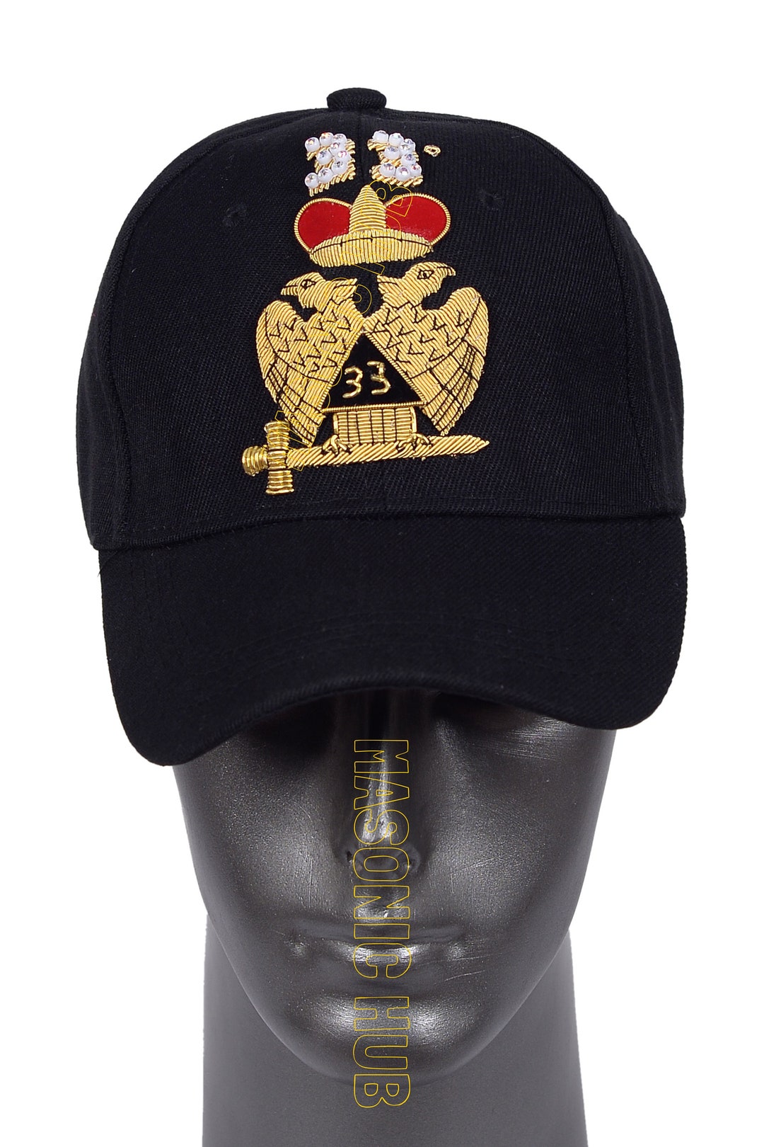 MASONIC 33rd DEGREE CAP - Fully Hand Made With Bullion Threads ...