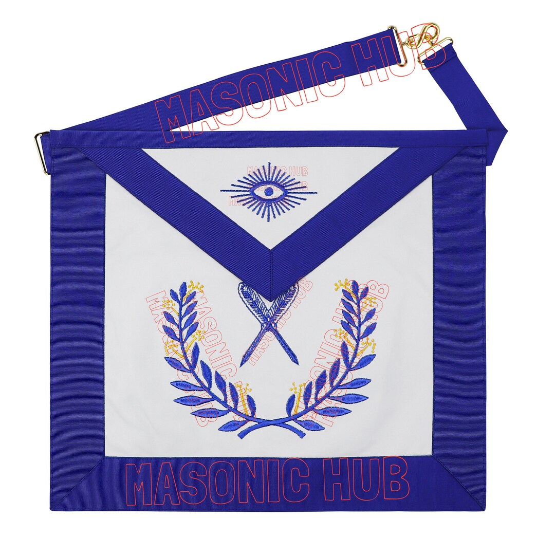 Masonic Regalia Blue Lodge Secretary Lambskin Aprons - MACHINE ...