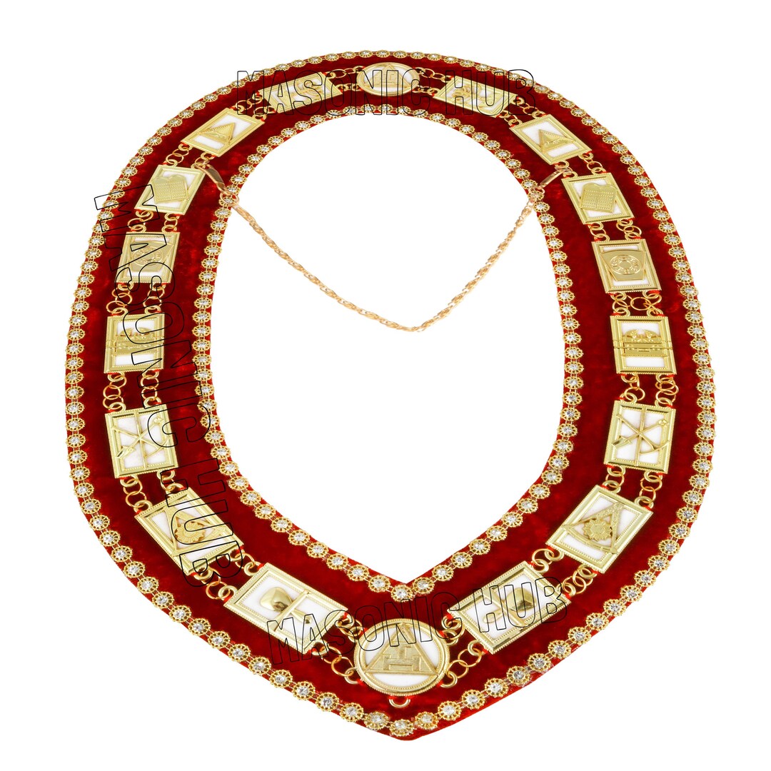 Masonic Royal Arch PHP Past High Priest Metal Chain Chain Collar ...
