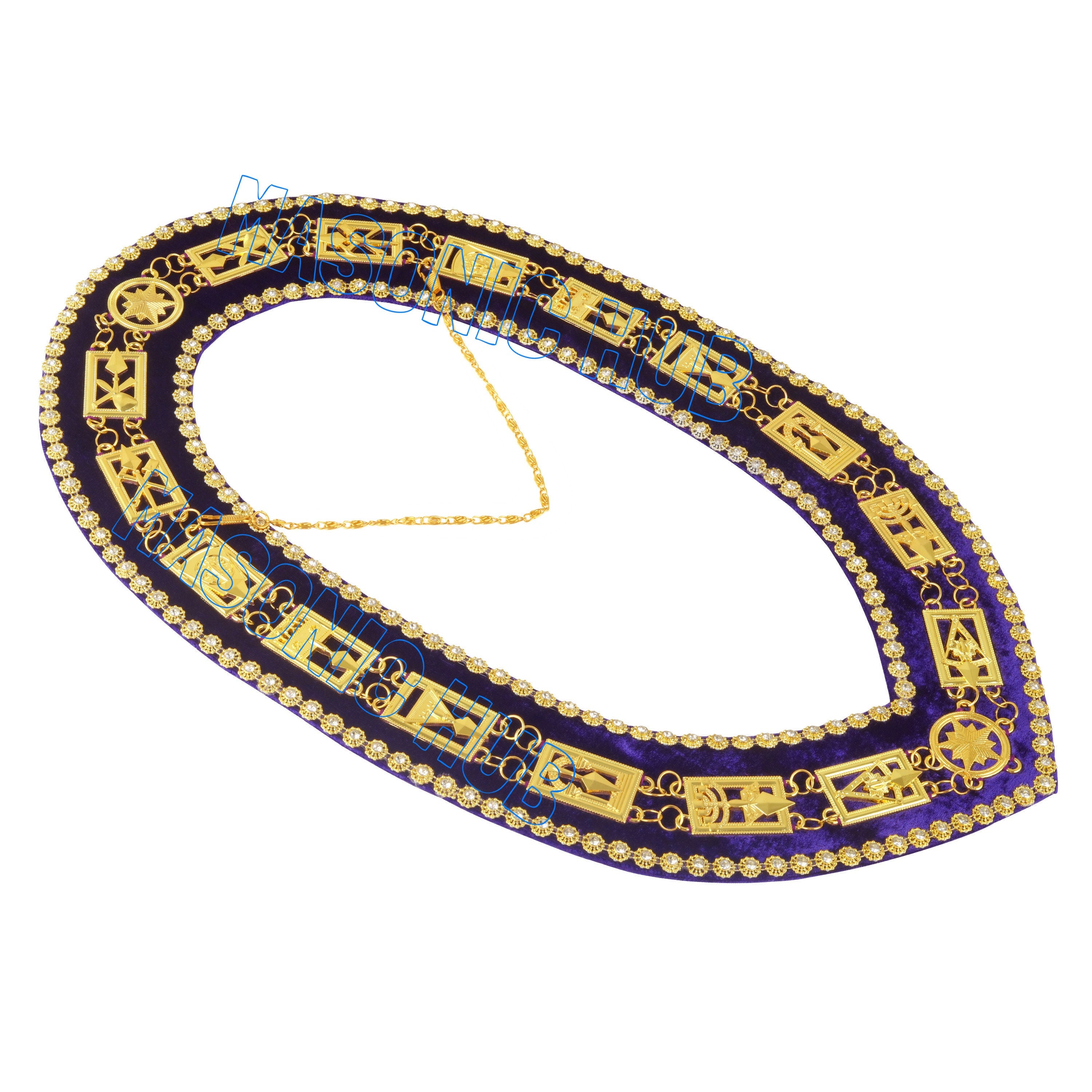Masonic Regalia Cryptic Mason Royal & Select Master Chain - Etsy