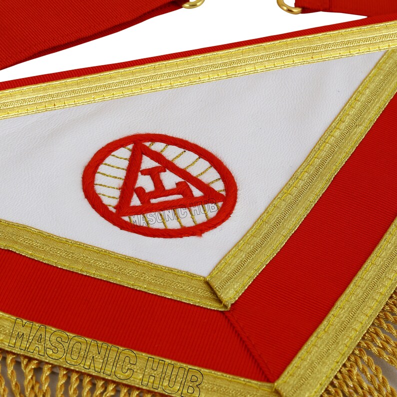 Masonic Royal Arch Past High Priest 100% Lambskin Apron PHP - Etsy