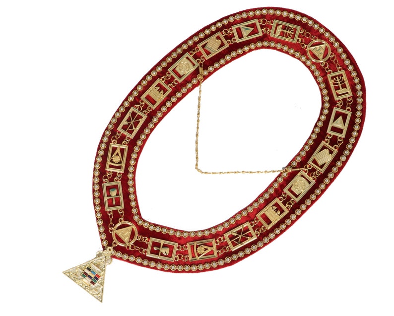 Masonic Royal Arch PHP Past High Priest Metal Chain Collar - Etsy