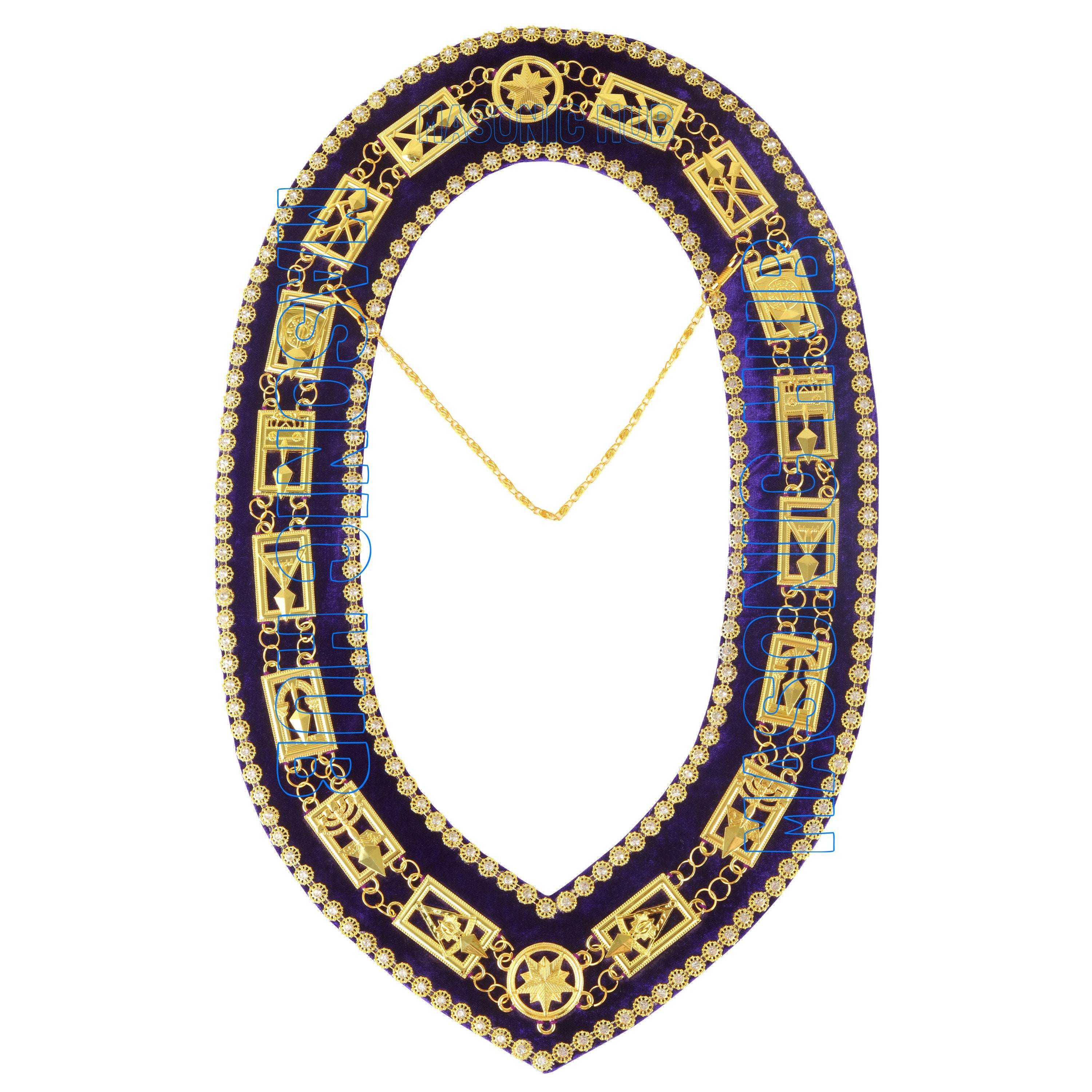 Masonic Regalia Cryptic Mason Royal & Select Master Chain - Etsy