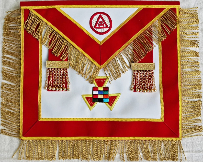 Masonic Royal Arch Past High Priest 100% Lambskin Apron PHP - Etsy