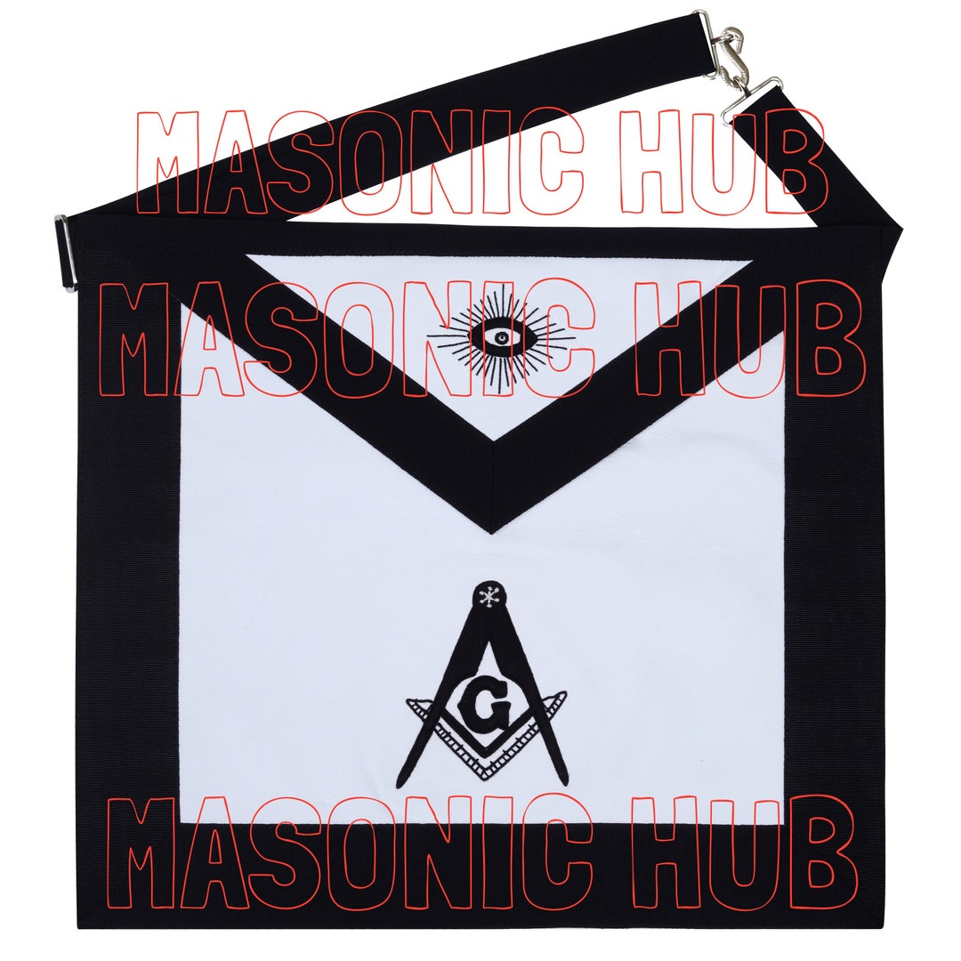 Handcrafted Lambskin Masonic Master Mason Funeral Apron for ...