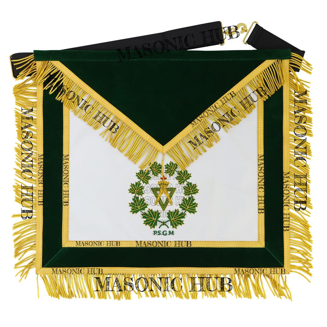 Hand-embroidered Past Sovereign Grand Master Apron - Allied Masonic ...
