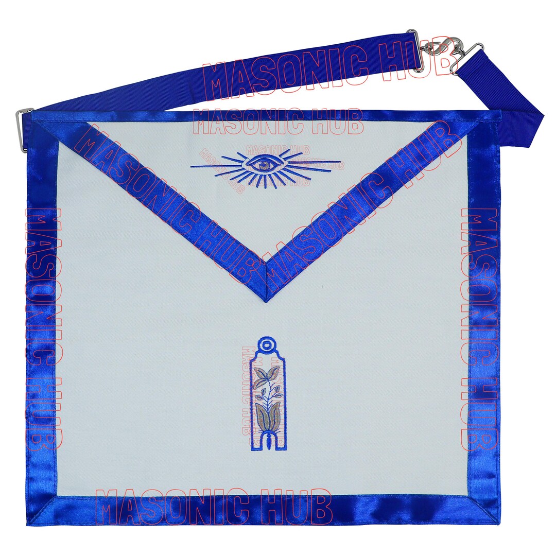 Masonic Regalia Blue Lodge Officer JUNIOR WARDEN Cotton Aprons ...