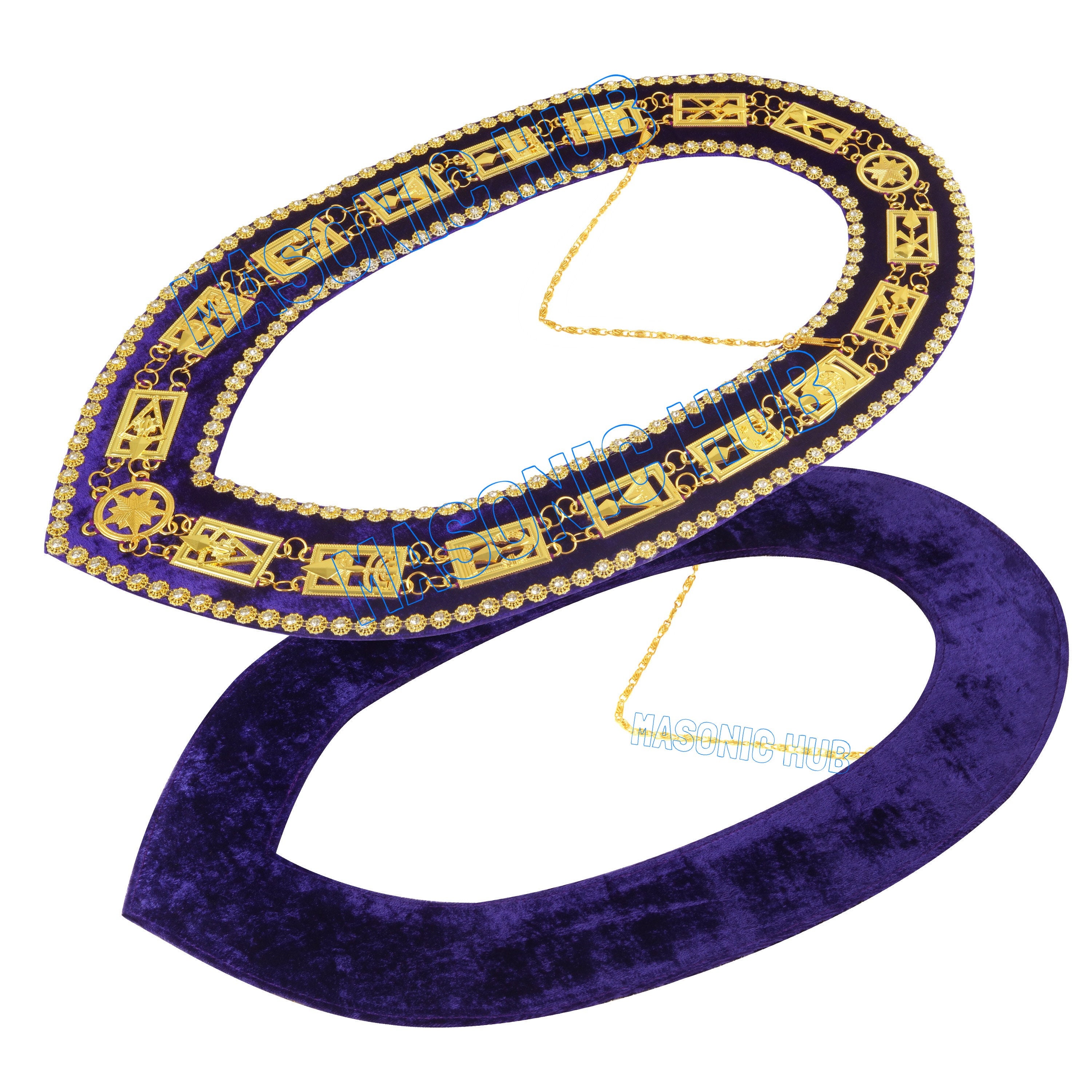 Masonic Regalia Cryptic Mason Royal & Select Master Chain - Etsy