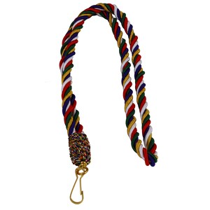 Order of Eastern Star Jewel Neck Cord OES - Elegant Masonic Necklace ...