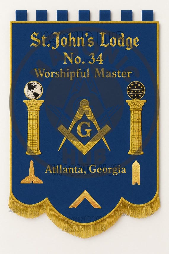 Ball Mason Jar Blue Lodge Master Mason Car Emblem - Cut Out Design ...