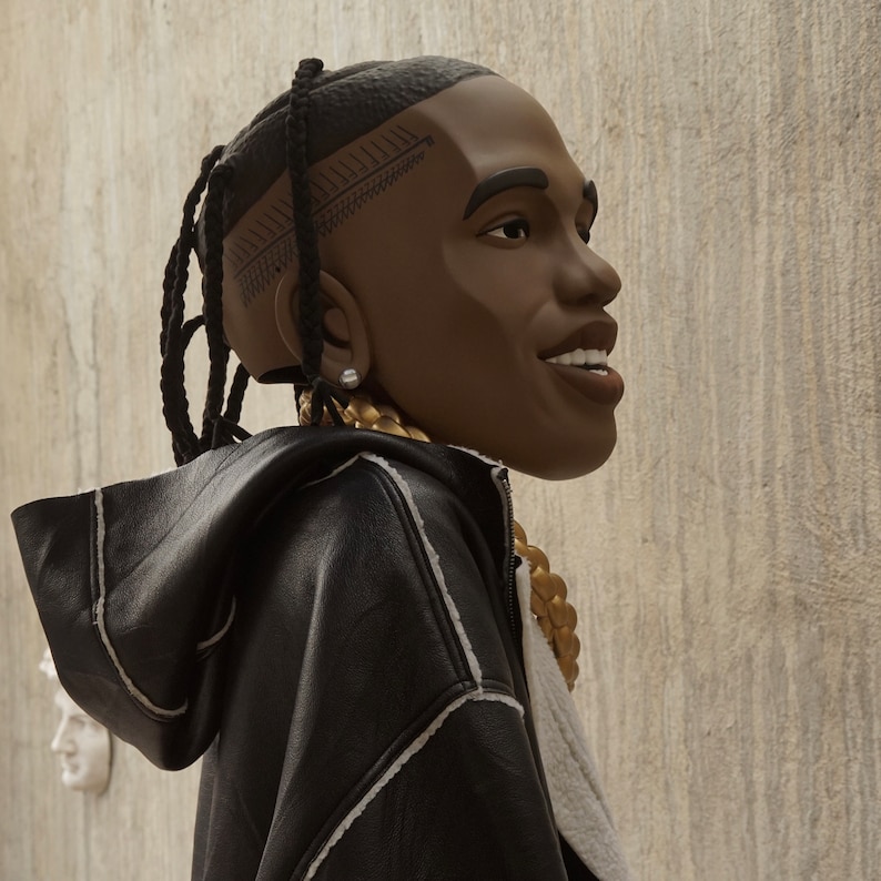Rapero Travis Scott Big Head Rapper - Etsy