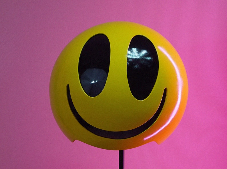 SMILEY FACE HELMET - Etsy