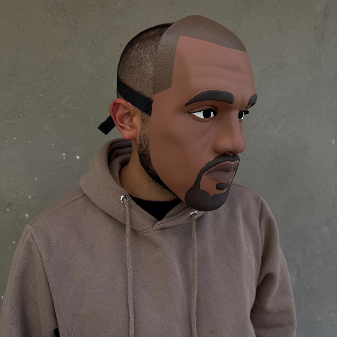 Kanye West Ye Rapper Rapero Mask Costume for Parties Disfraz Para ...