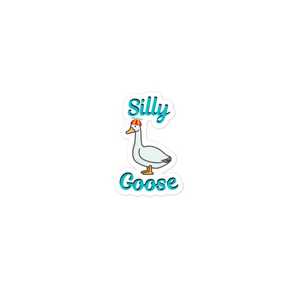 Silly Goose Sticker - Etsy