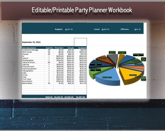 Seating Chart Excel Template - Etsy