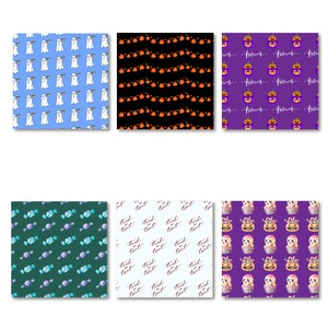 Halloween Digital Paper - Etsy