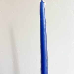 Navy Blue Hand-dipped 15" Tapered Candle - Box of 12 - Unscented - Etsy