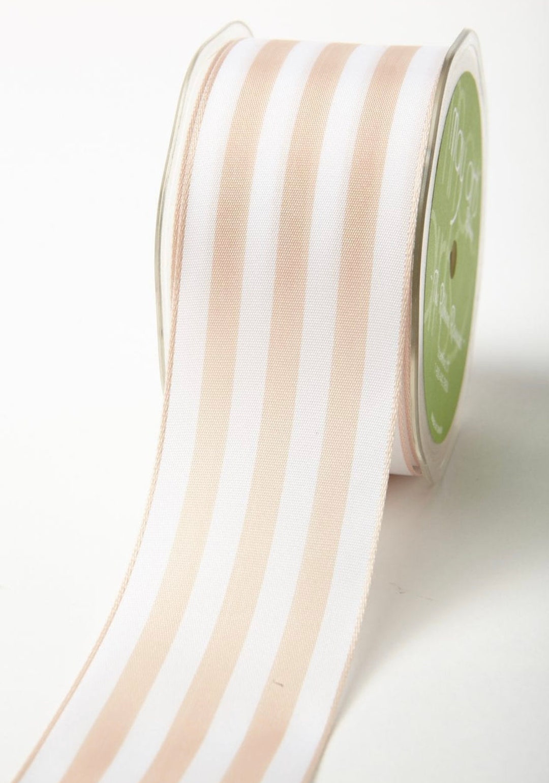 2" Striped Ribbon With Woven Edge - Multiple Colors Available - Etsy
