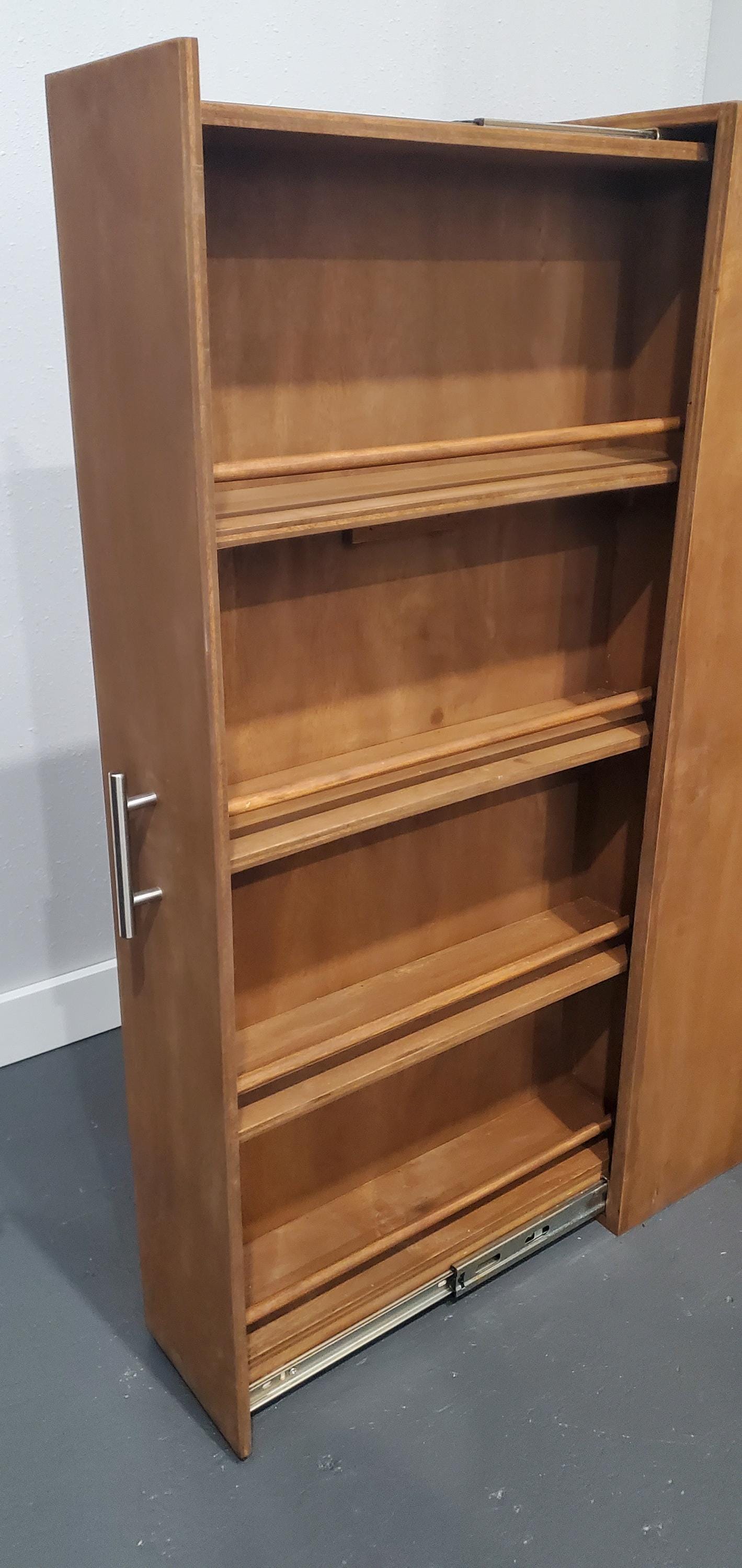 Handmade Canning Cabinet – 3 Pull-out Drawers, Soft-close Slides, Holds ...