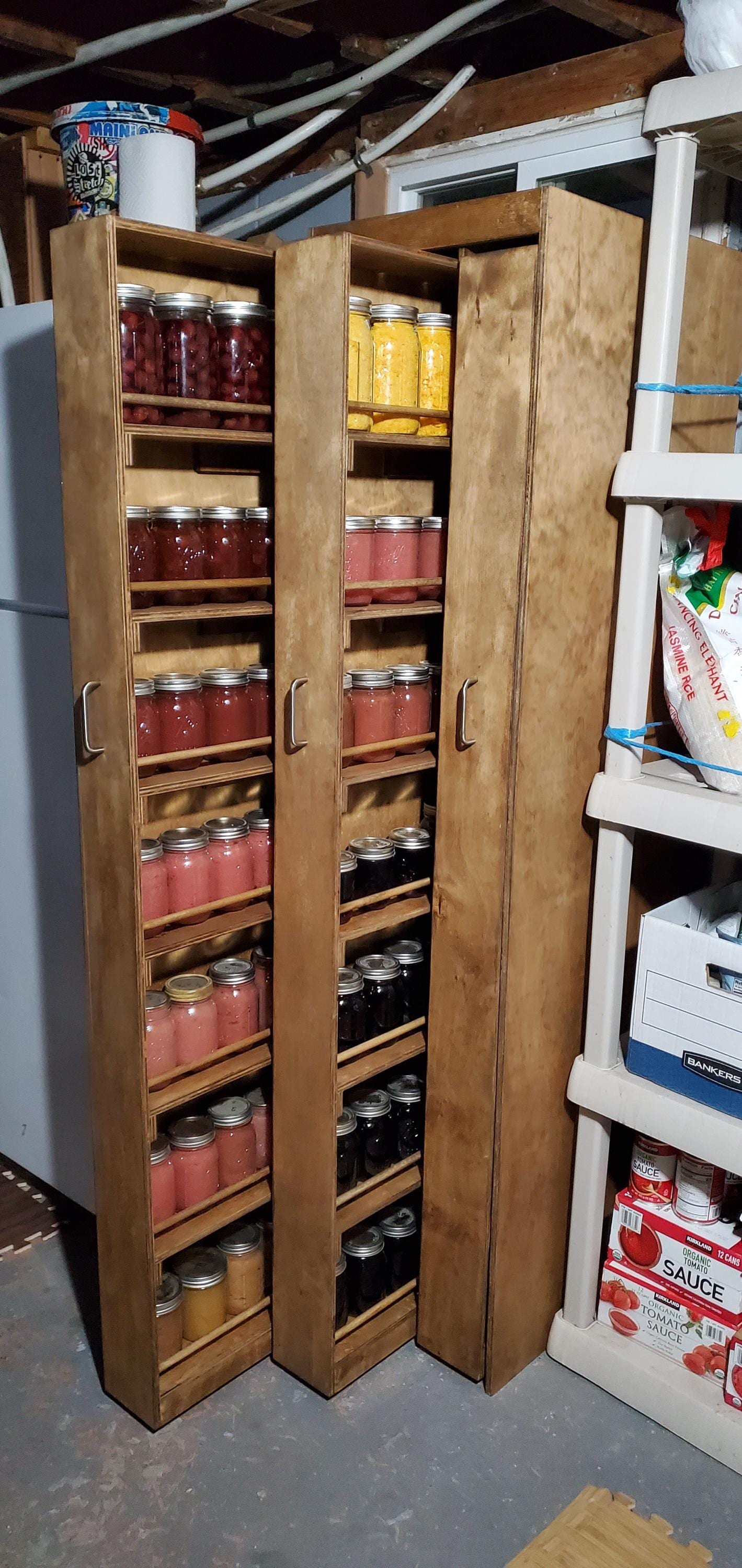 Step by Step DIY Guide to Build the Canner's Cabinet With 3 Roll Out ...