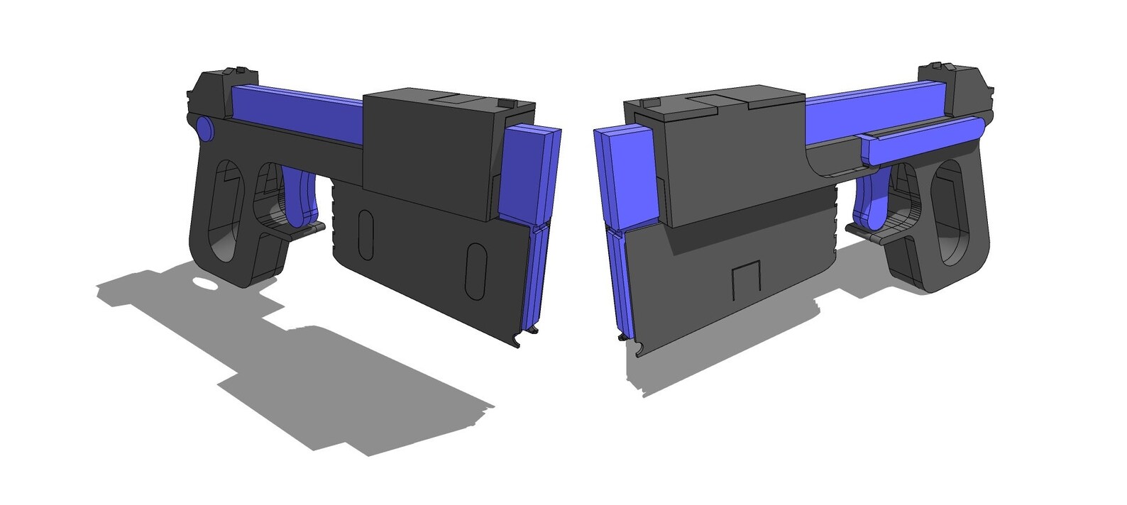 Rubber Band Gun STL File for 3D Printing - Etsy