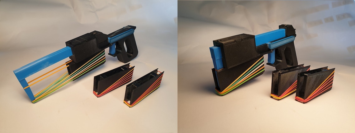 Rubber Band Gun STL File for 3D Printing - Etsy