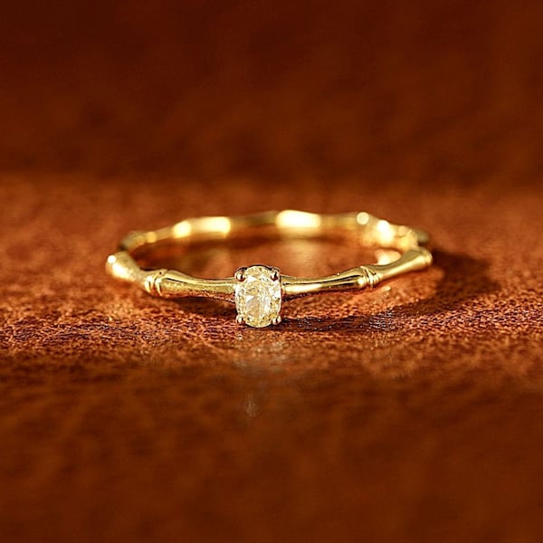 Minimal Diamond Ring - Etsy