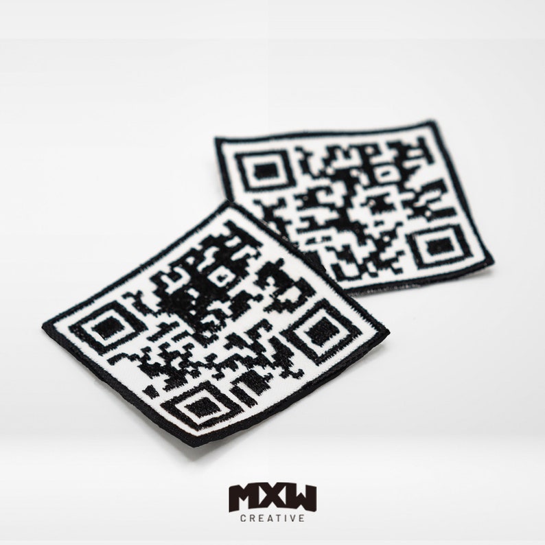 QR Code Custom Patch - Etsy