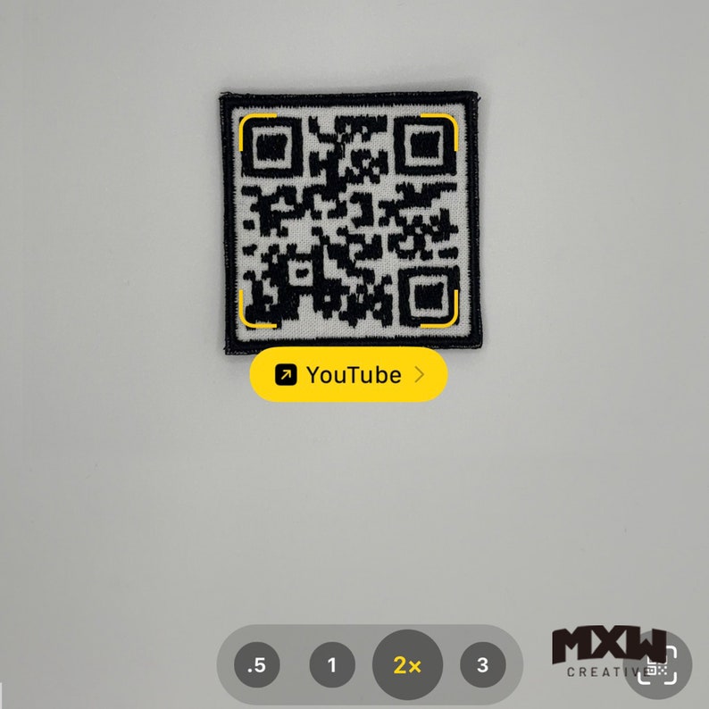 QR Code Custom Patch - Etsy