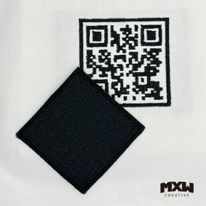 QR Code Custom Patch - Etsy
