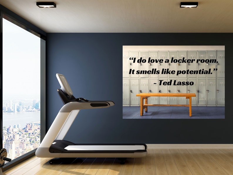 Ted Lasso I Love the Smell of a Locker Room Poster Print - Etsy