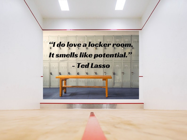 Ted Lasso I Love the Smell of a Locker Room Poster Print - Etsy