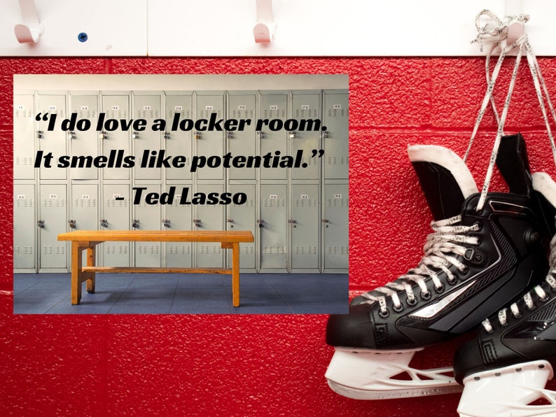 Ted Lasso I Love the Smell of a Locker Room Poster Print - Etsy