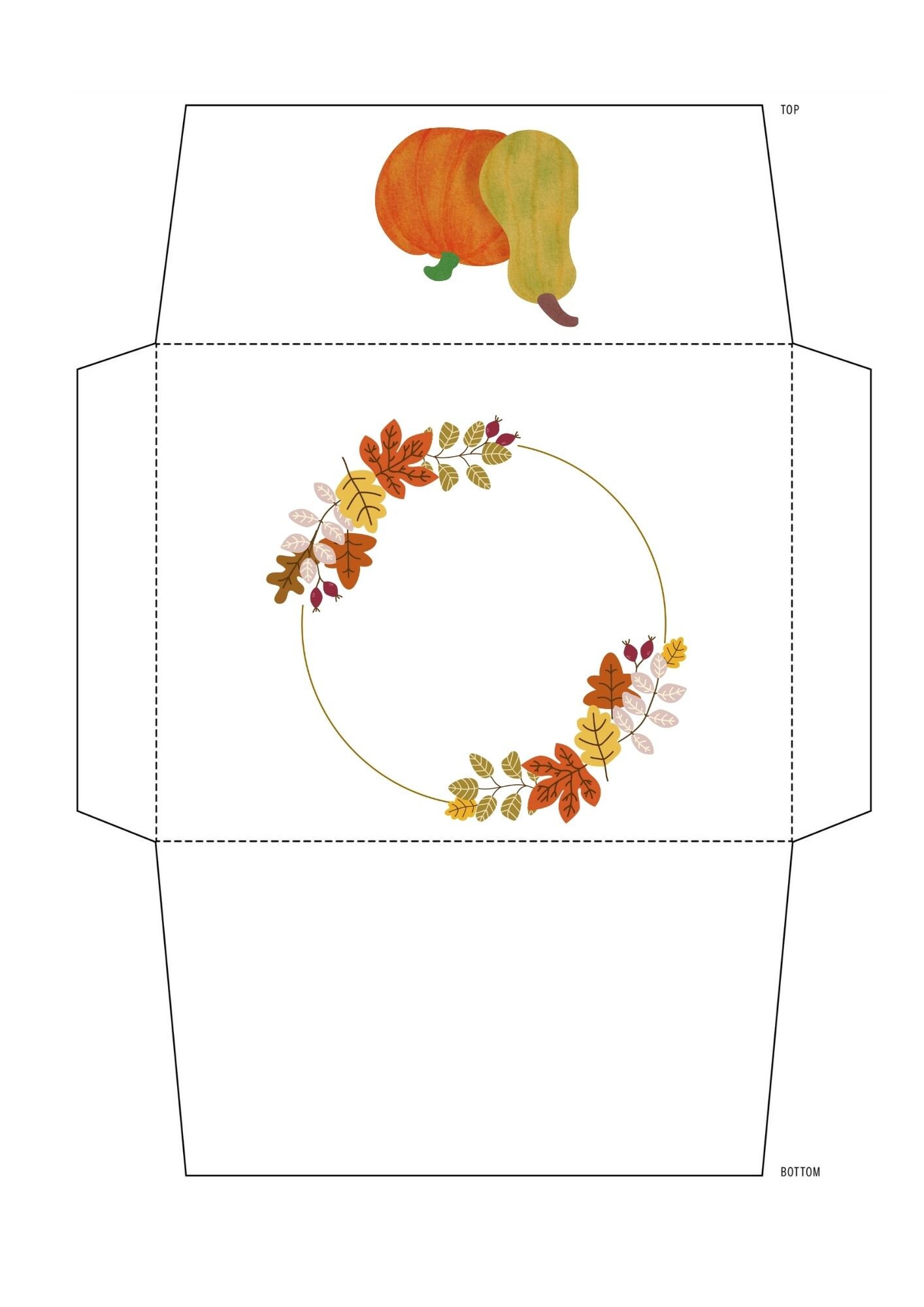 Autumn Aesthetic DIY Envelopes for Letter Writing Snail Mail Pen Pals ...