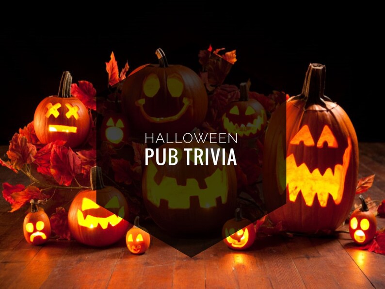 Virtual Halloween Pub Trivia Game Night Powerpoint Zoom II Party ...