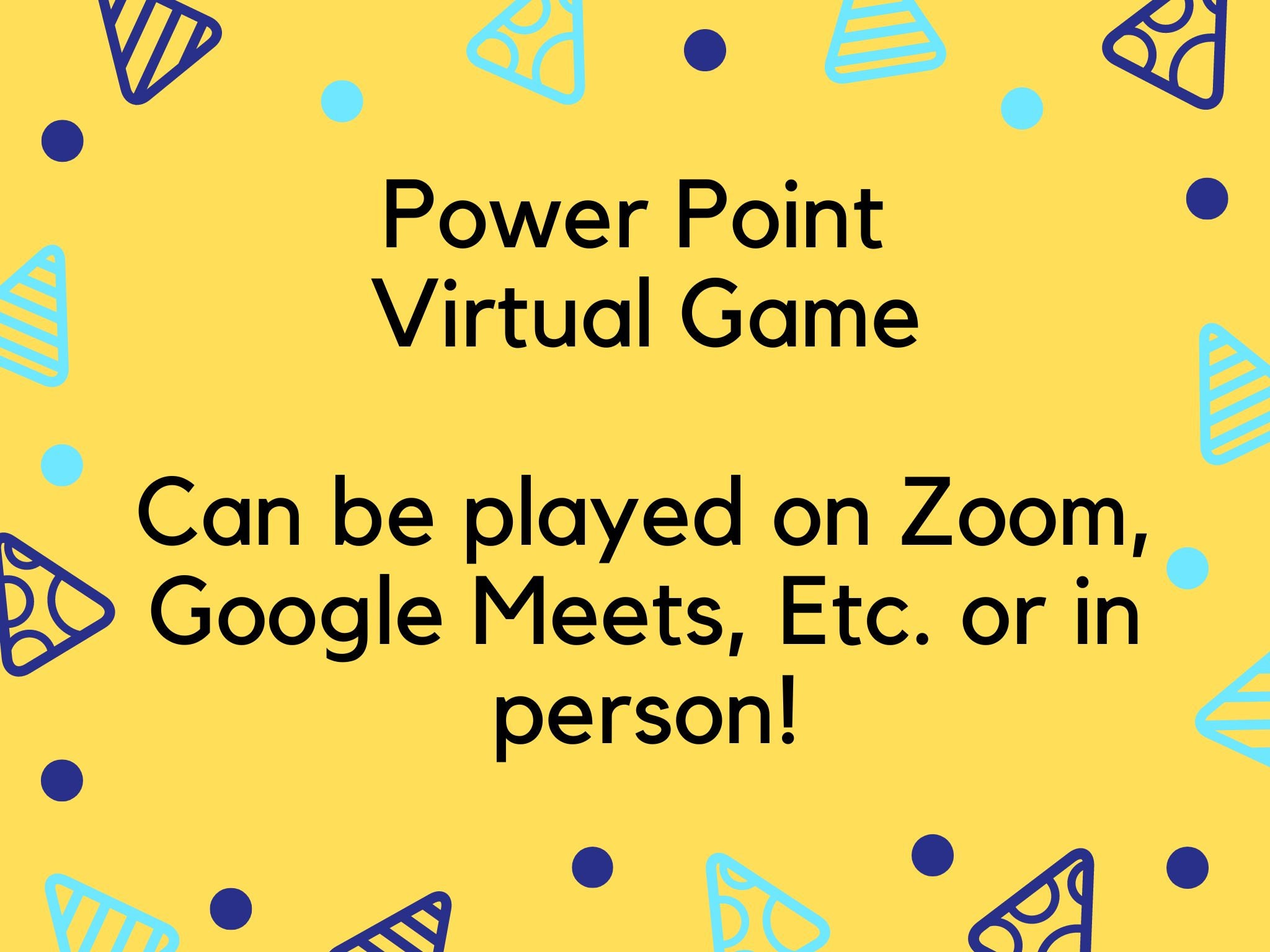 Virtual Powerpoint Pub Trivia Bar Trivia Team II Pop Trivia Pop Culture ...