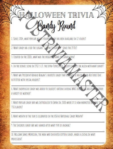 Virtual Halloween Pub Trivia Game Night Powerpoint Zoom II Party ...