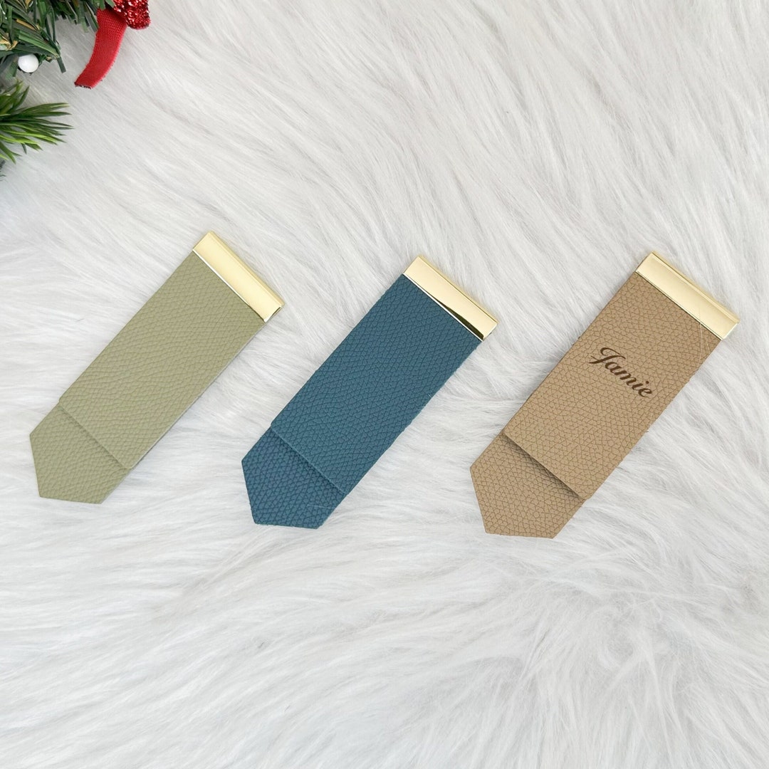 Personalized Leather Book Mark Custom Bookmark Bookworm - Etsy
