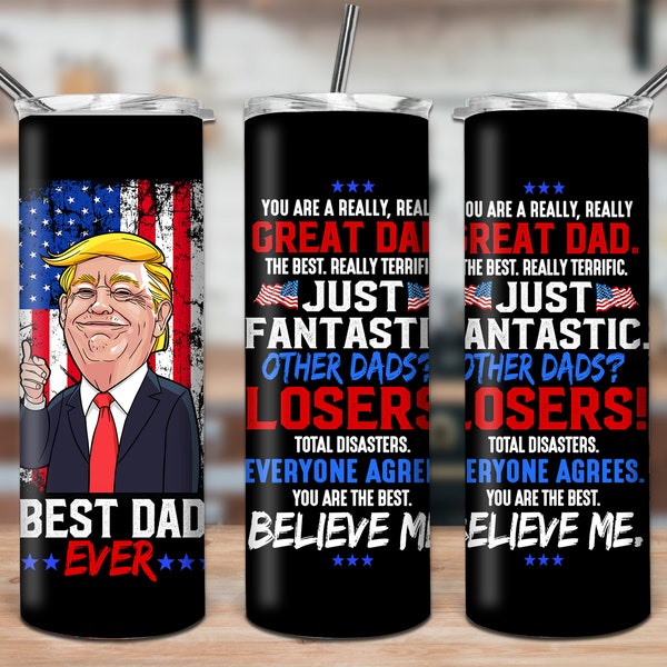 Best Dad Ever Tumbler Png - Etsy