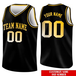 Custom Basketball Jersey Team Name & Number, Basketball Jersey Team ...