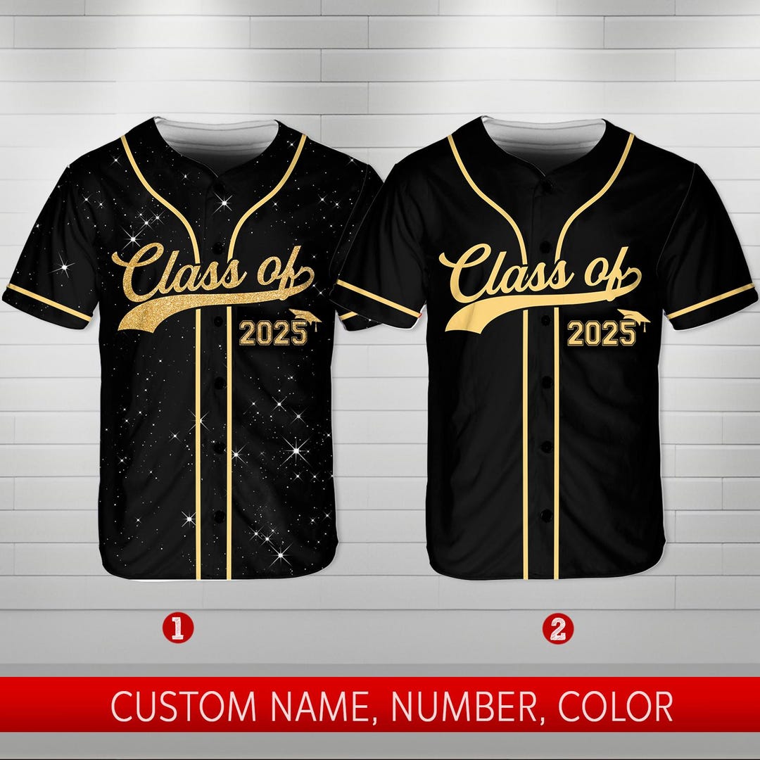 Personalized Class of 2025 Baseball Jersey, Custom Name Baseball Jersey ...